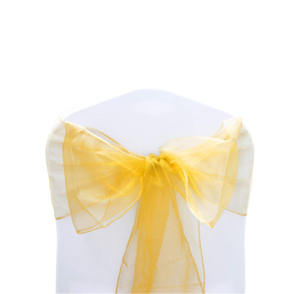 Gold Chair Bow – My Furniture Hire